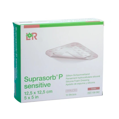 SUPRASORB P sensitive 12,5 x 12,5 cm., BORDER (10 szt.) - dezynfekcja24 ...