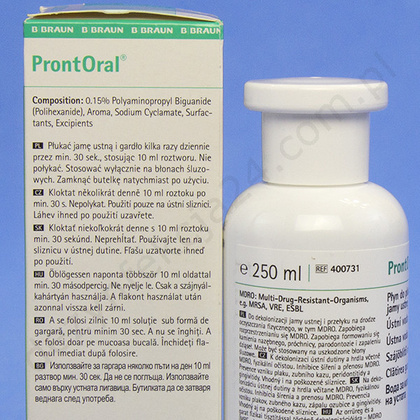 ProntOral 250 ml do płukania gardła i jamy ustnej