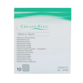 Granuflex opatrunek hydrokoloidowy 10 x 10 cm. - ConvaTec REF:187639