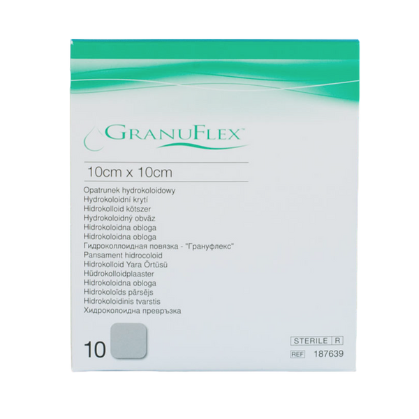 Granuflex opatrunek hydrokoloidowy 10 x 10 cm. - ConvaTec REF:187639