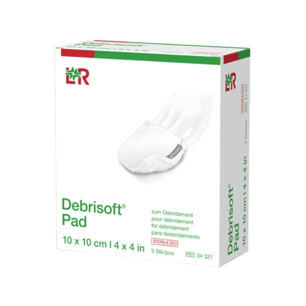 Debrisoft Pad 10 x 10 cm opatrunek do opracowania ran ( 1 szt.) - L&R