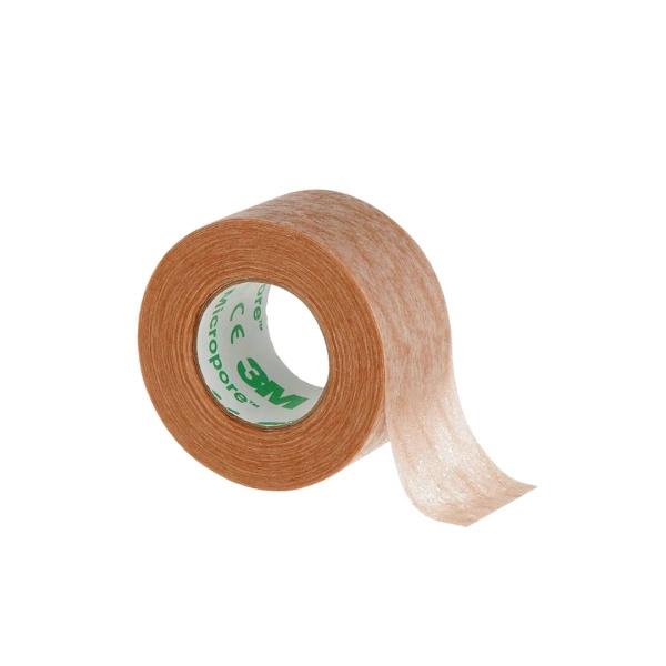 Plaster włokninowy Micropore 2,50 cm x 9,1 m Hypoalergiczny CIELISTY - 3M